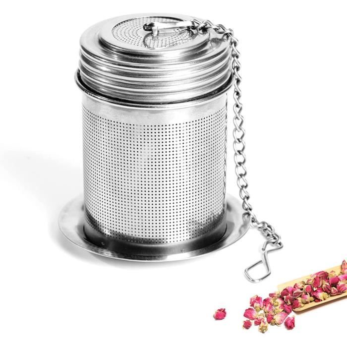 Infuseur thé, boule à thé avec plateaux d'égouttement, filtre à thé en ...