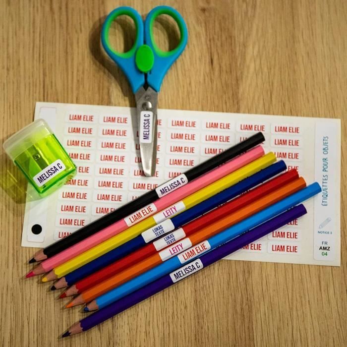 210 Étiquettes autocollantes personnalisées pour marquer des objets ...