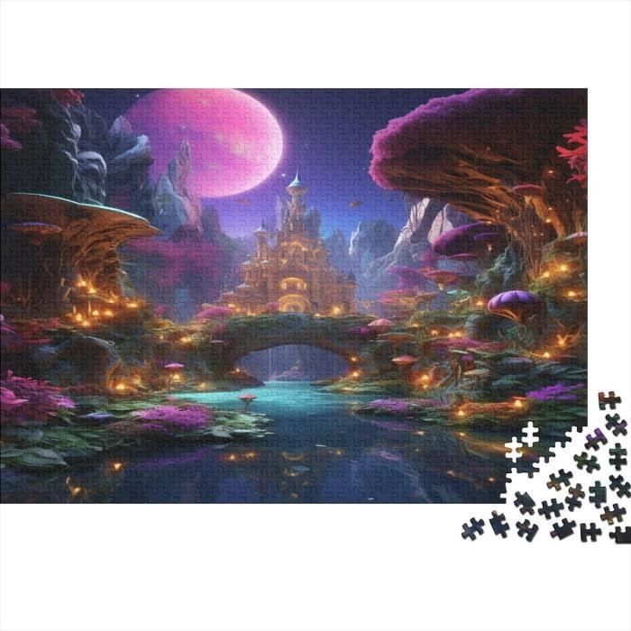 Puzzle en Bois pour Adultes - Citadelle - Château de Rêve - Jeux ...