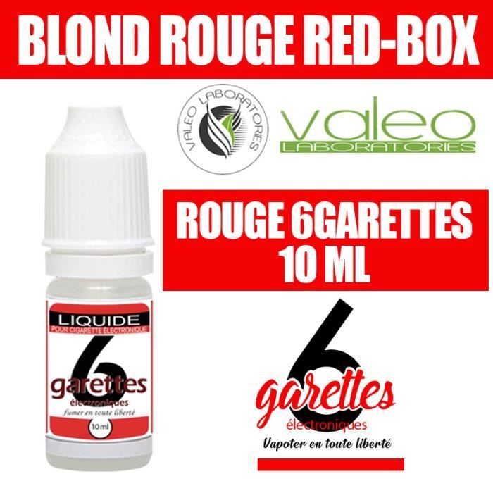 E-liquide - 10ML TABAC BLOND ROUGE - RED TOBACCO sans nicotine - E ...