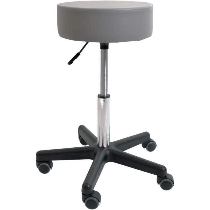 WEYE-Fritz Tabouret de Travail avec roulettes en polyuréthane et Assise ...