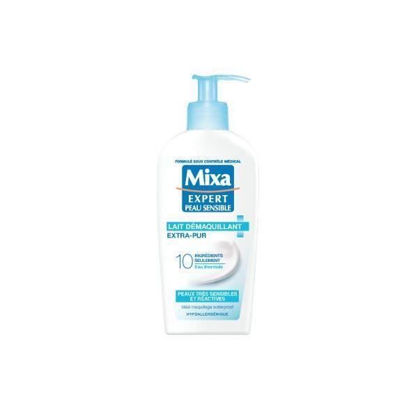 MIXA Expert Peau Sensible - Lait démaquillant extra-pur apaisant 200 ml ...