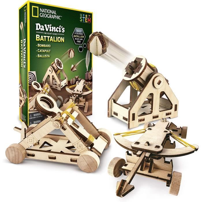 National Geographic Construction Model Kit – Build 3 Wooden 3D Puzzle ...