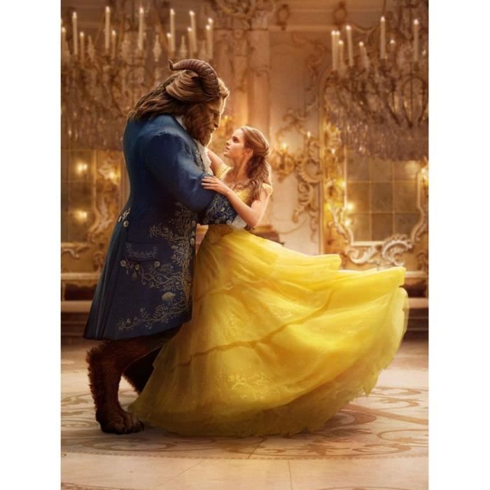 KQKQ-530 Ffddd Beauty And The Beast, Full Diamond 5D Adult And Children ...