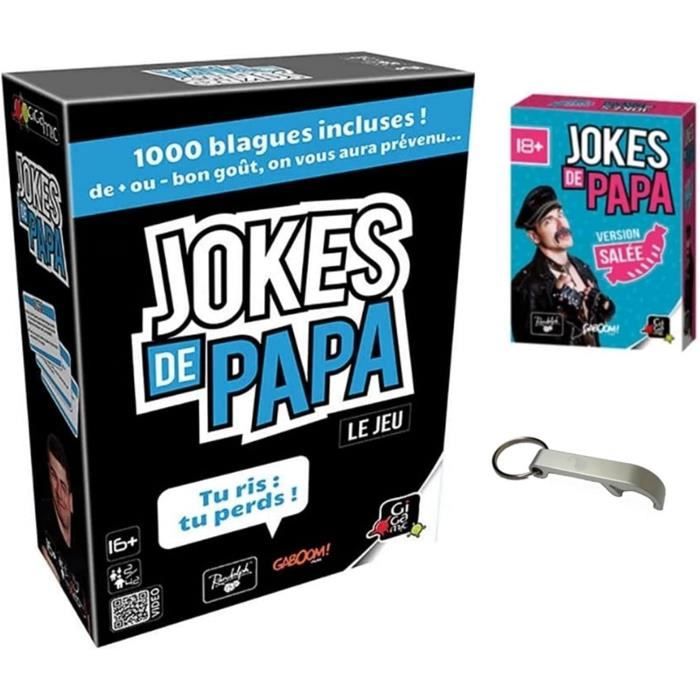 Lot Jokes de Papa + Extension Salee + 1 Decapsuleur Blumie - Cdiscount Jeux - Jouets