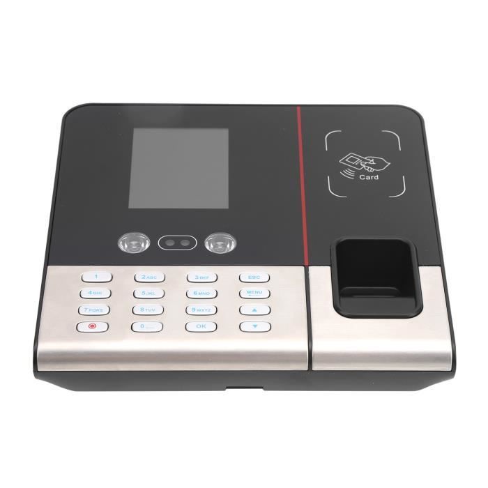 ESTINK machine de présence 2.8in TCP / IP Time Attendance Face Fingerprint Password ID Card ...