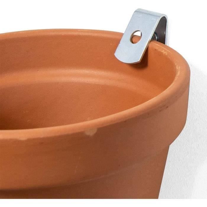 Clippy - Support mural pour 5 pots de fleurs - Suspension minimaliste ...