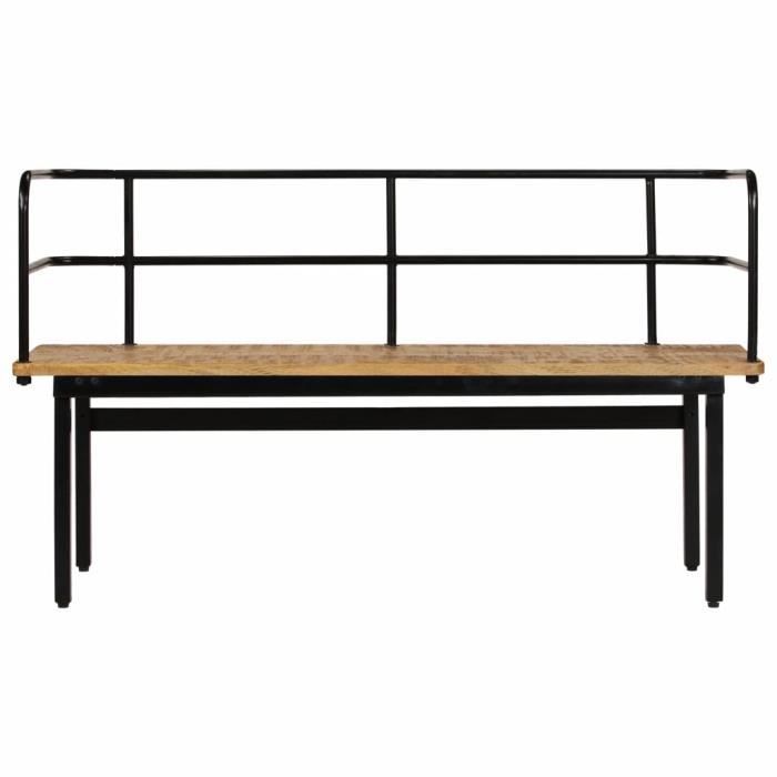 Banc 120 x 40 x 70 cm Bois de manguier massif -PAT HILILAND Pois: 15.95 ...