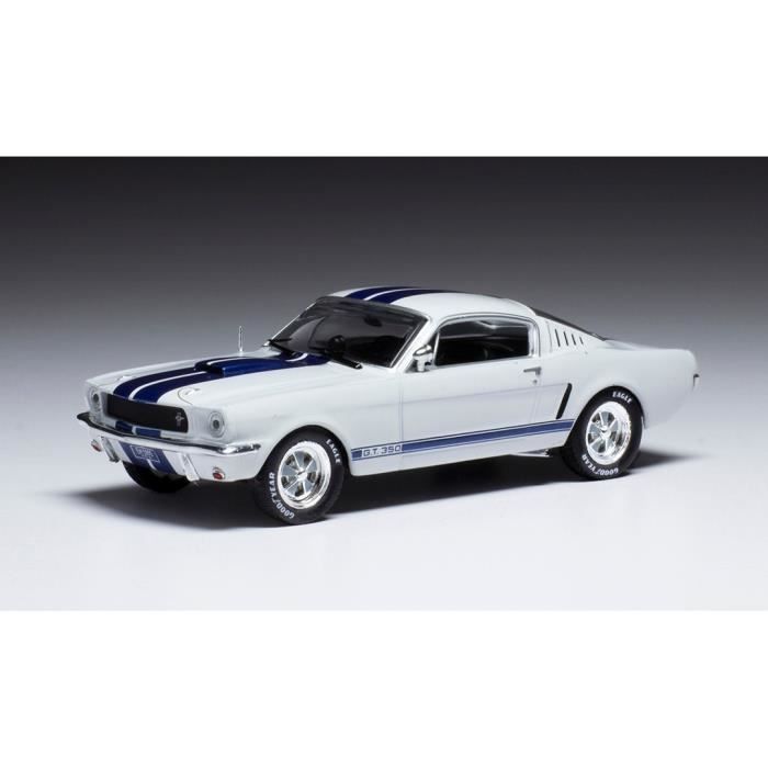 Miniatures montées - Ford Mustang Shelby GT 350 Blanches bandes bleus ...