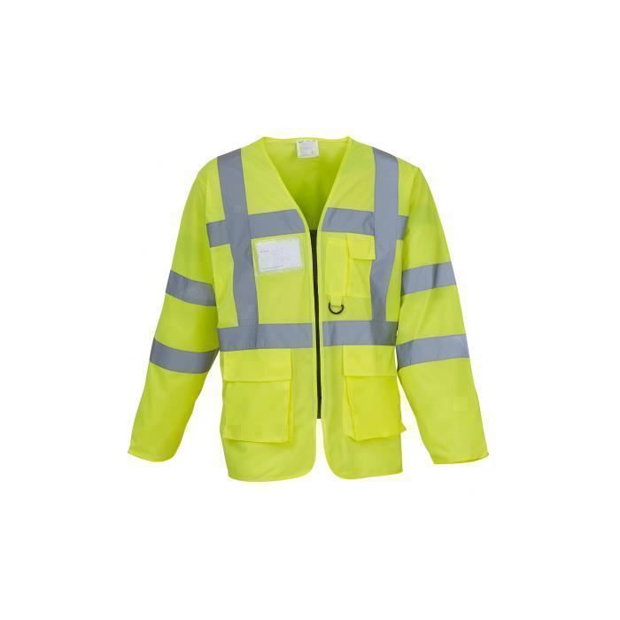 Gilet de sécurité haute visibilité Yoko Hi vis yellow - Cdiscount Prêt ...