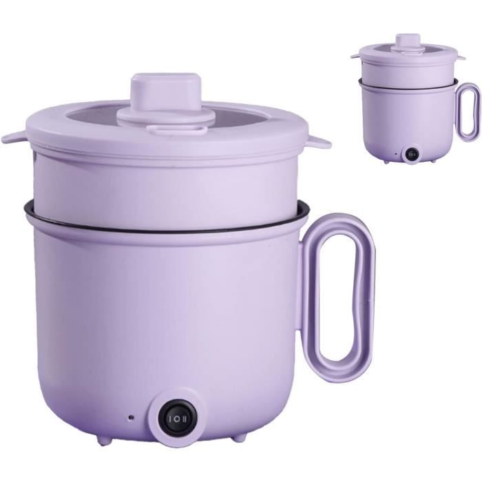 Marmite Électrique, 1,5 L Portable Multifonctionnel Cuiseur À Riz ...