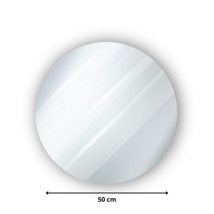 Rond verre acrylique miroir 3 mm - Diamètre 50 cm (500 mm) - Disque verre synthétique - Miroir ...