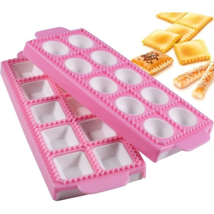 OMZGXGOD Plaque à Raviolis Moules, Boulettes Maker Ravioli, Boulette ...