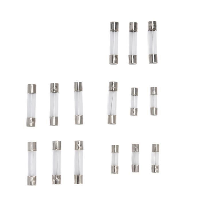 SURENHAP Kit de fusible en verre 250pcs Fusible en Verre Kit d'Assortiment de Tubes de Soufflage ...