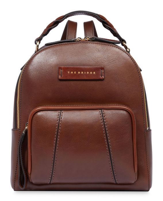 THE BRIDGE Sac à dos marron pour femme - Brigida Backpack Marrone 14 ...