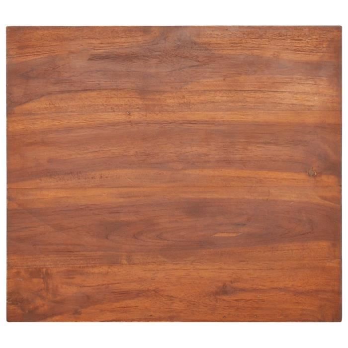 SWT Table de chevet 40x35x60 cm Bois de teck massif 2 - Cdiscount Maison