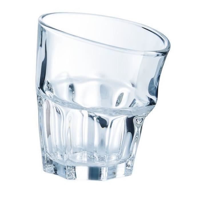 Lot de 6 gobelets forme basse en verre - 27 cl - Cdiscount Maison