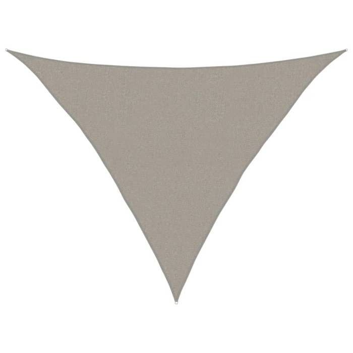 VidaXL Voile d'ombrage 160 g/m² triangulaire 2,5x2,5x3,5 m PEHD, voile ...