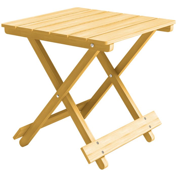 Table basse pliante en bois massif table d'appoint pliante légère ...