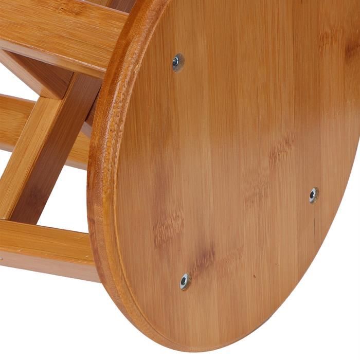 Tabouret Enfant (S Rond)Petit Tabouret En Bambou Multi-Usage Tabouret ...