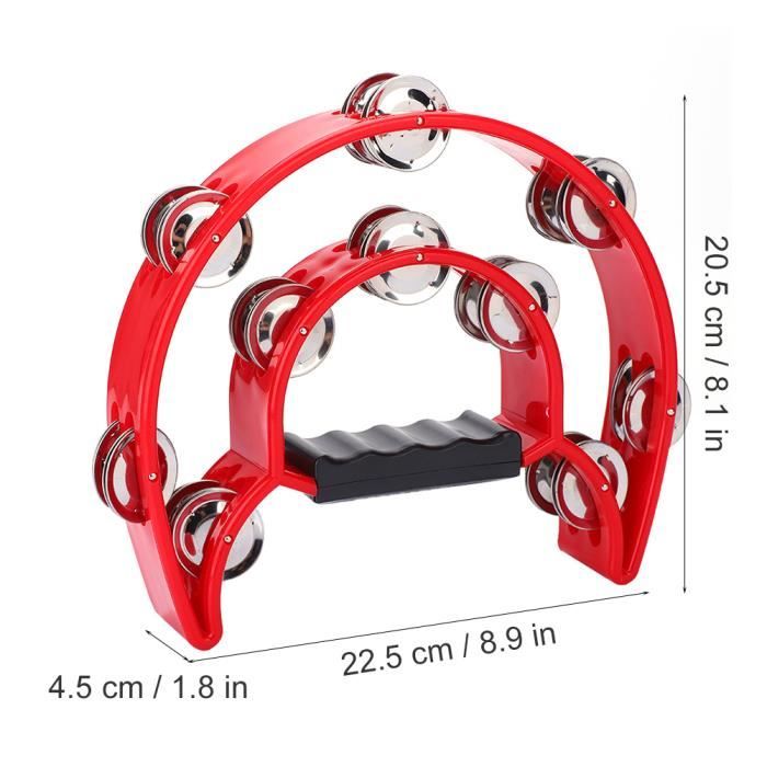 SALALIS Percussions Instrument de musique à Percussion tambourin à ...