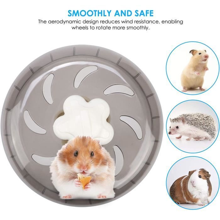 Roue de hamster,Roue de Course pour Hamster,13,2 cm en Plastique ...
