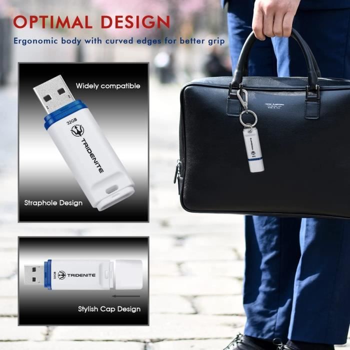 Lot De 3 Clés Usb 32 Go Usb 2.0 3X Clés Usb Standard Blanches[J5875 ...