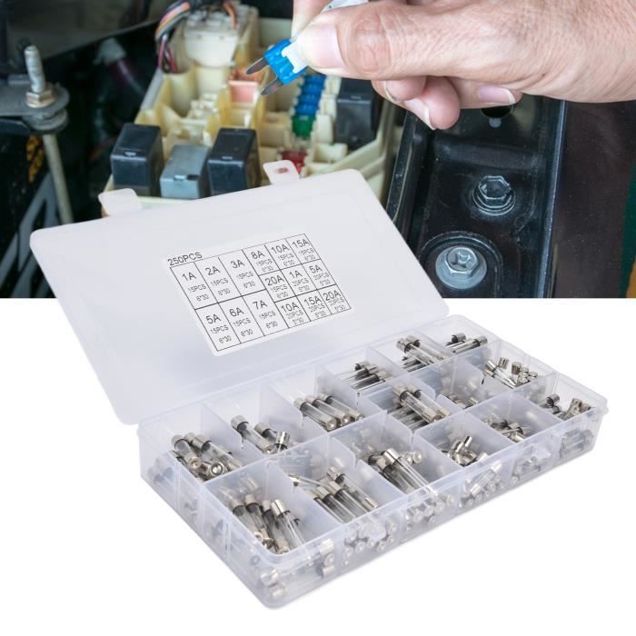 SURENHAP Kit de fusible en verre 250pcs Fusible en Verre Kit d'Assortiment de Tubes de Soufflage ...