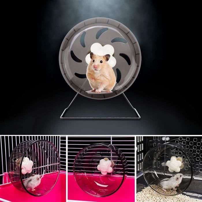 Roue de hamster,Roue de Course pour Hamster,13,2 cm en Plastique ...