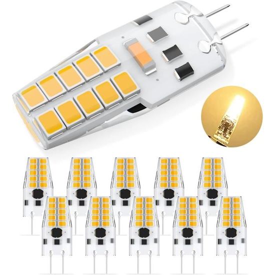 Ampoules Led G4, 3W Ampoules Led G4 Blanc Chaud 3000K 300Lm, Remplacement Pour Ampoules ...