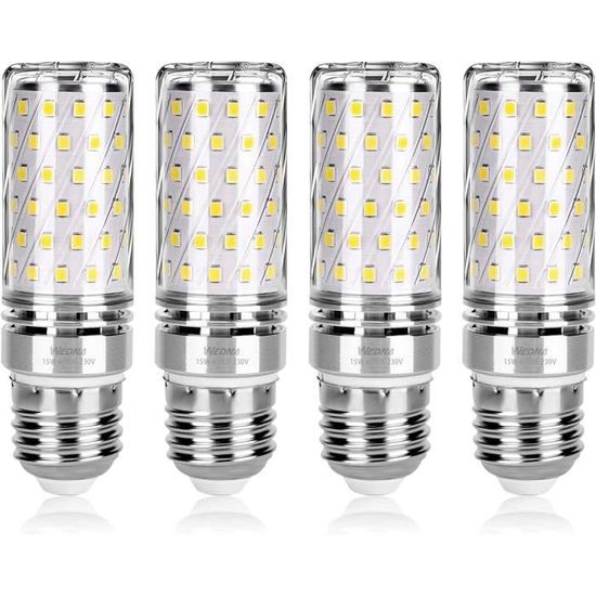 Ampoules Led E27 15W, Blanc Neutre 4000K 1700Lm, Équivalent Ampoules ...