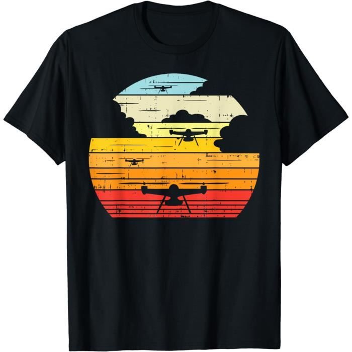 Drone Racing Retro FPV Quadcopter UAV Pilot Flyer Racer Gift T-Shirt ...