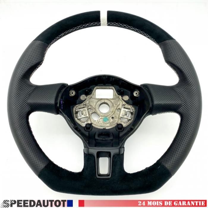 Volant Aplati noir VW Polo 6R 6R0419091 volant reconditionné ...