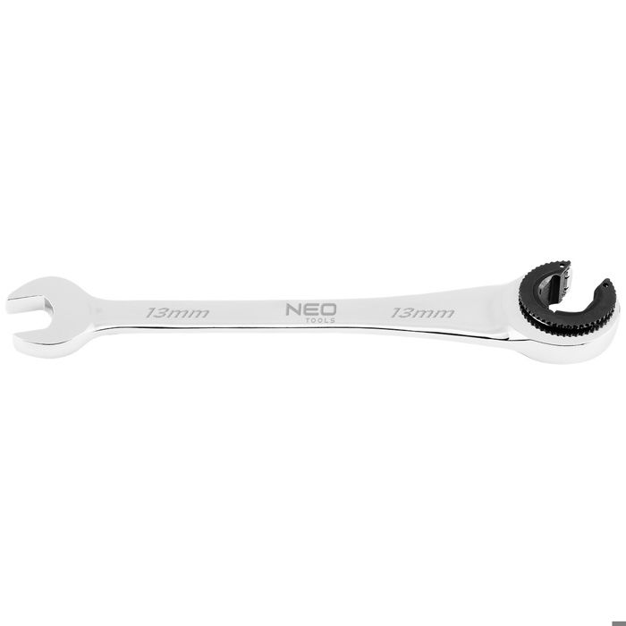 Clé mixte fendue avec cliquet - NEO TOOLS - 13 mm - Acier CrV - 72 ...