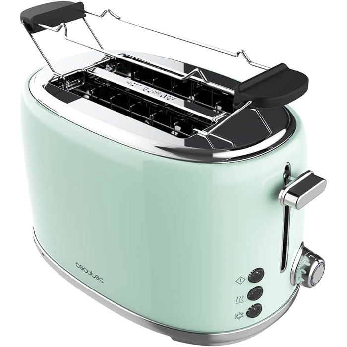 Grille-pain rétro double - SWROSE - Toast&Taste 1000 Retro, 980W, 2 ...
