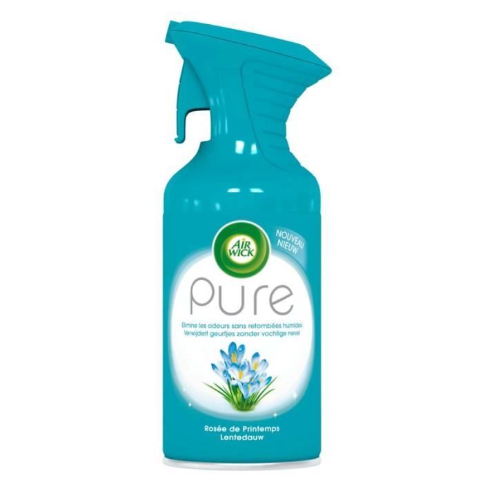 AIR WICK Aérosol pure rosée ou fleur 250ml - Cdiscount Maison