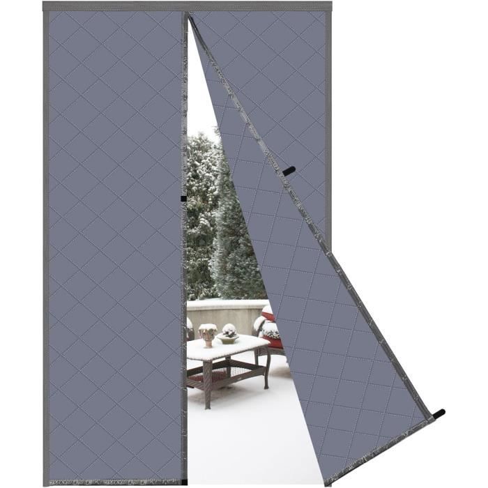 Rideau De Porte Isolant Thermique Anti Froid, 110X200Cm Magnétique ...