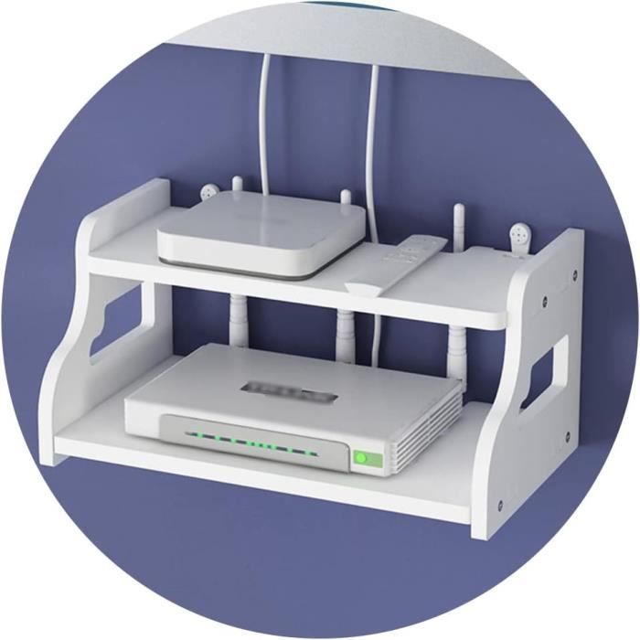 Support De Décodeur Boîte De Rangement De Routeur Support Mural ...