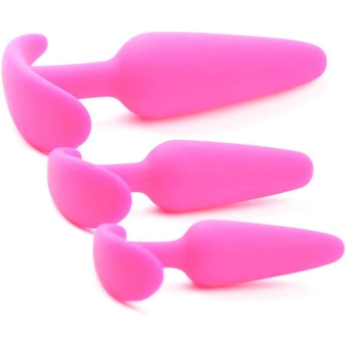 Plug Anal - Ensemble Trois Plugs Anaux Silicone - Cdiscount Boutique Erotique