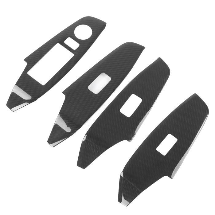 Dilwe Garniture de panneau de porte intérieure 4 pièces garniture de ...