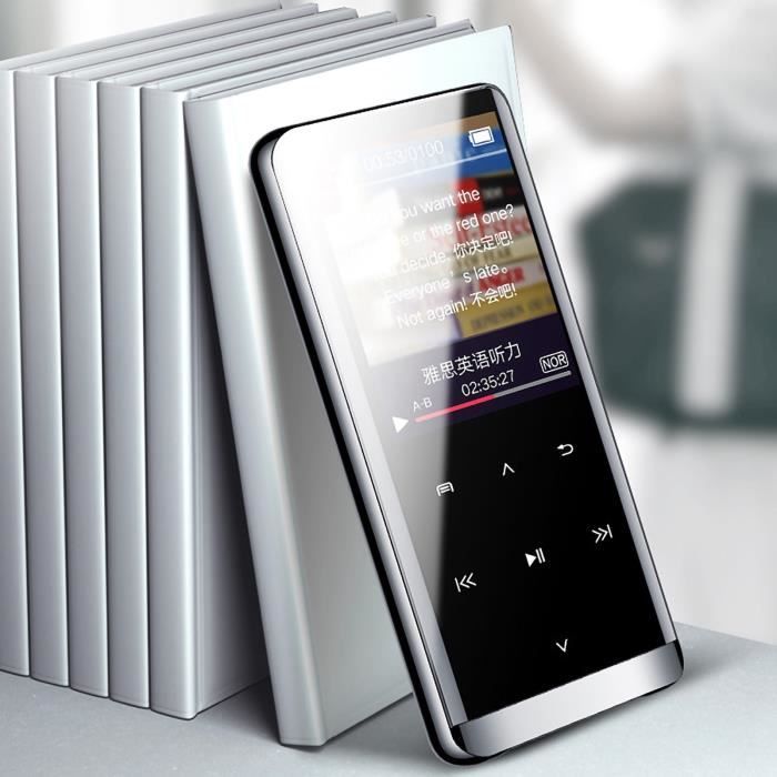 GOTOTOP Lecteur de musique Écran tactile de 1,8 pouces Mini lecteur vidéo de musique HIFI MP3 ...
