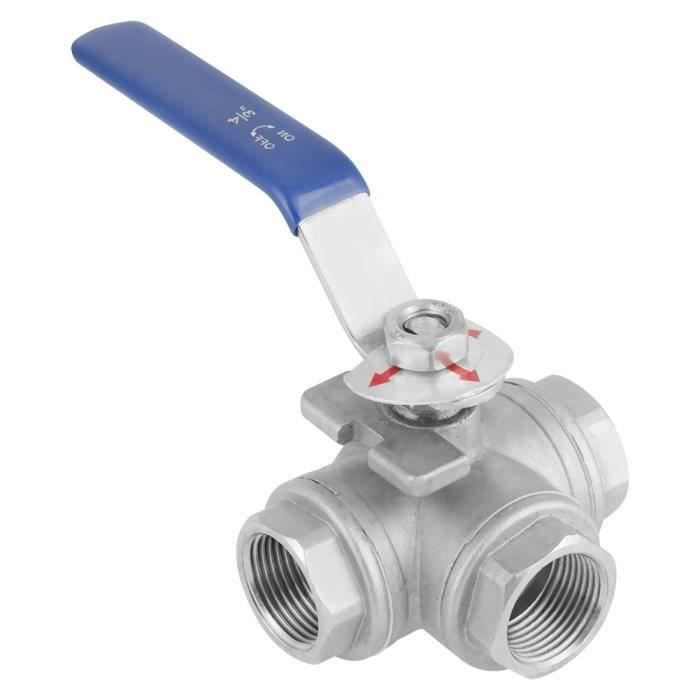 Betian-Cikonielf Vanne à boisseau sphérique DN20 1pc acier inoxydable ...