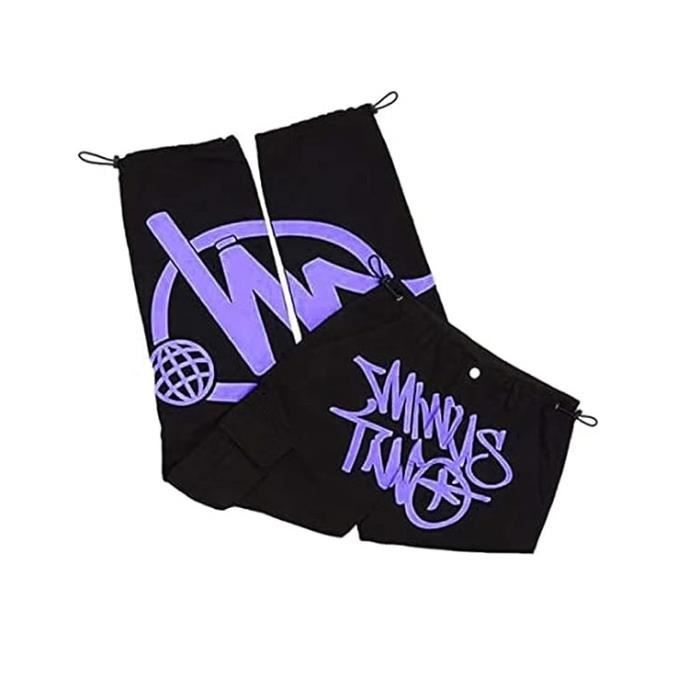 Minus Two Pantalon cargo unisexe Y2K Jeans Baggy, Hip-Hop Cargo ...