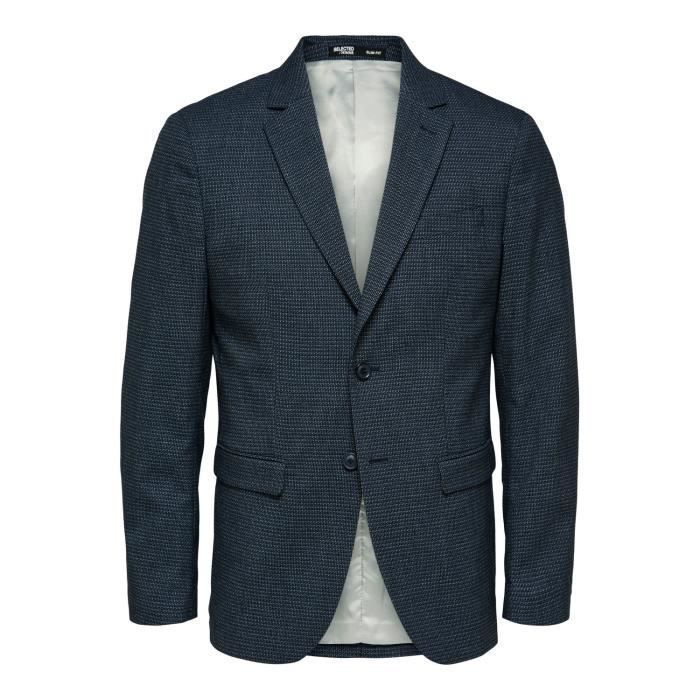 Blazer Selected Wells Structure - navy blazer - 42 Navy blazer ...