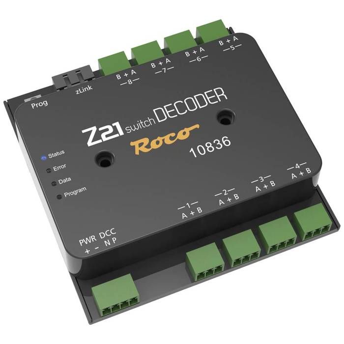 Roco 10836 Z21 switch Decoder Décodeur de commutation avec module ...