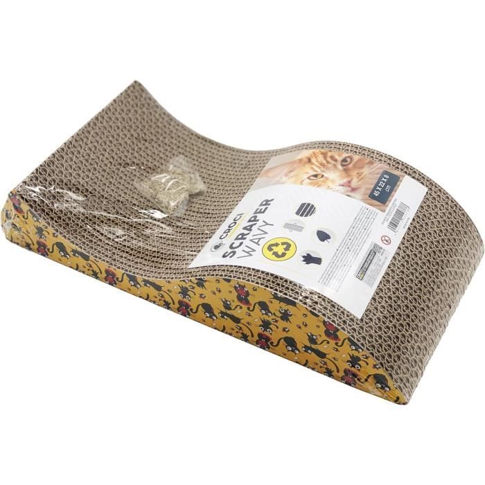 Wavy, Griffoir Pour Chat, Grattoir En Carton Ondulé, Grattoir À Chat ...