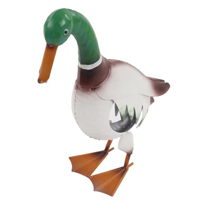 NEUF Statue de canard de jardin Figurines d'animaux Garden Art Standing ...
