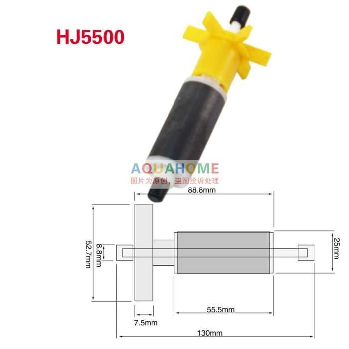 FONTAINE DE JARDIN,HJ5500--rotor de pompe à eau HJ série HJ500-HJ600 ...