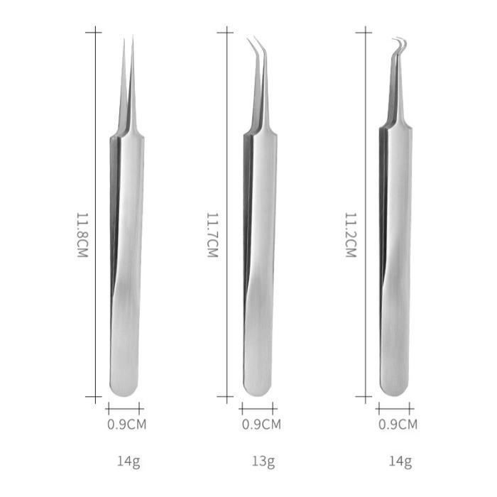 Extracteur Point Noir 8 pièces Tire Comedons Professionnel D'acné ...