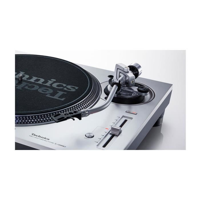 Platine Vinyle - TECHNICS - SL-1200 MK7 - Silver - Ajustement de pitch ...